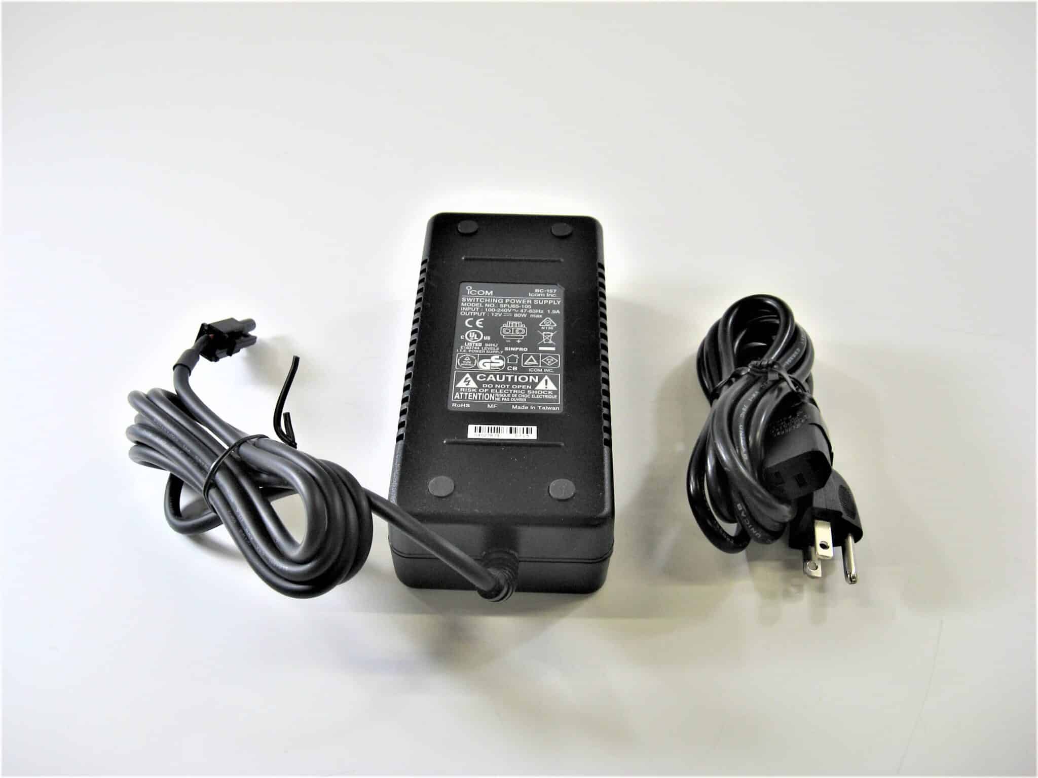 ICOM BC-157 100-240V Power Supply Adapter for BC-121 BC-121N - NEW OPEN ...