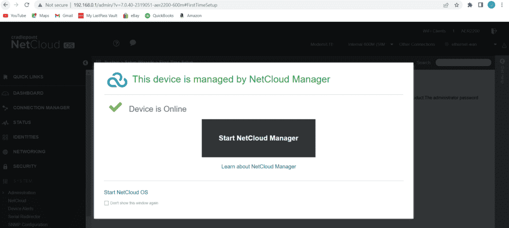 Cradlepoint AER2200-600M Advanced Edge Wireless Modem Router - Free US ...