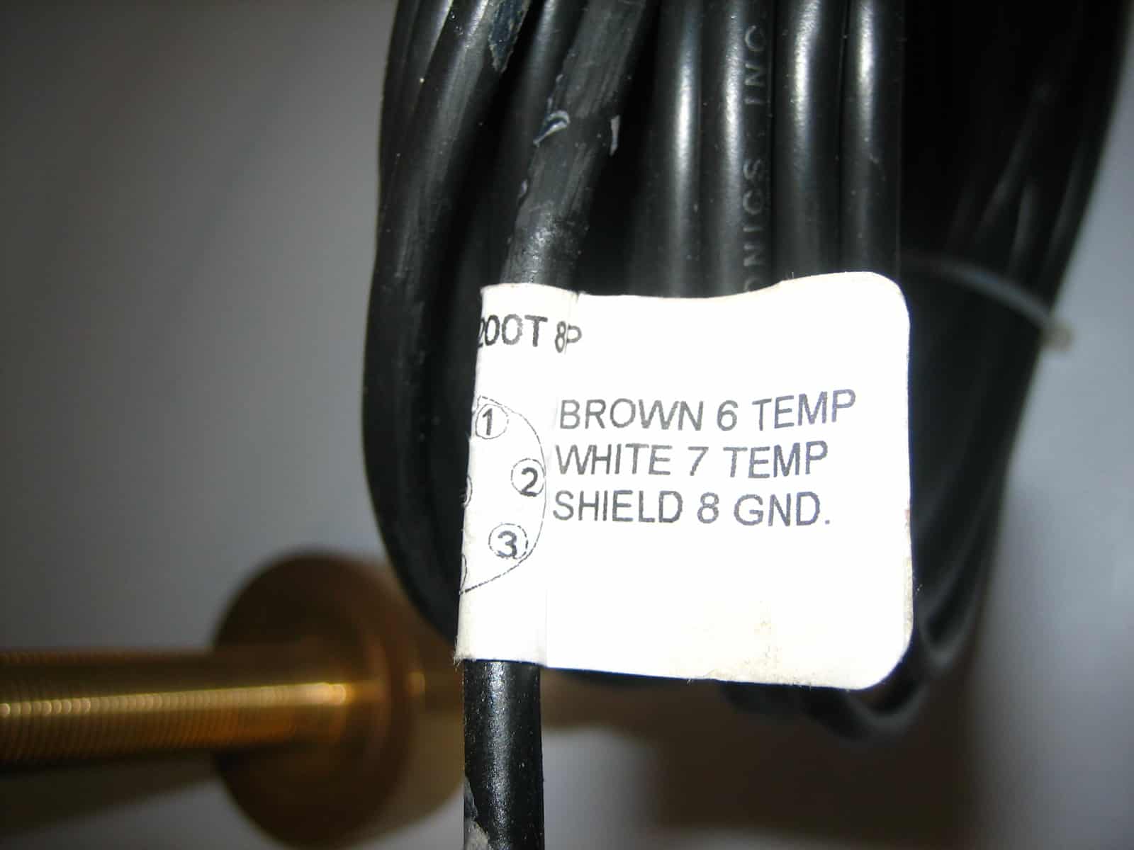 Sitex Radarsonics NEW 201R-50/200T 8P 8-Pin Fuji Thru-Hull 50-200 khz ...