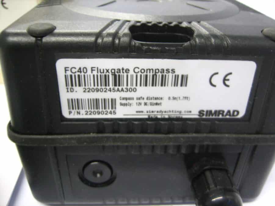 NEW OLD STOCK - Simrad FC40 Compass - 22090245 - Simnet End - NMEA2000 ...