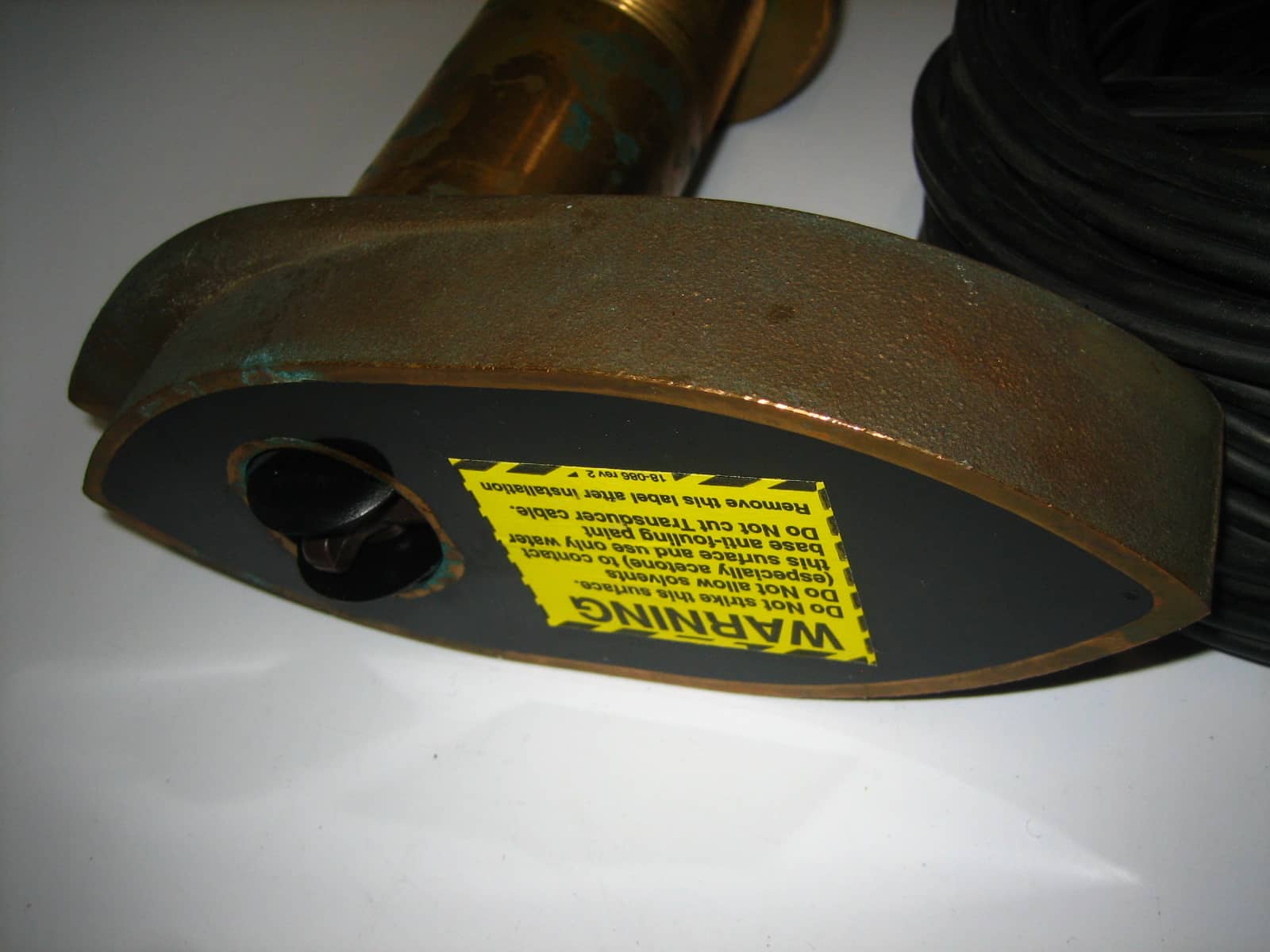 Simrad B66VL Long Stem Thru-Hull Transducer CA CX CE EQ 7 Pin 50/200khz ...