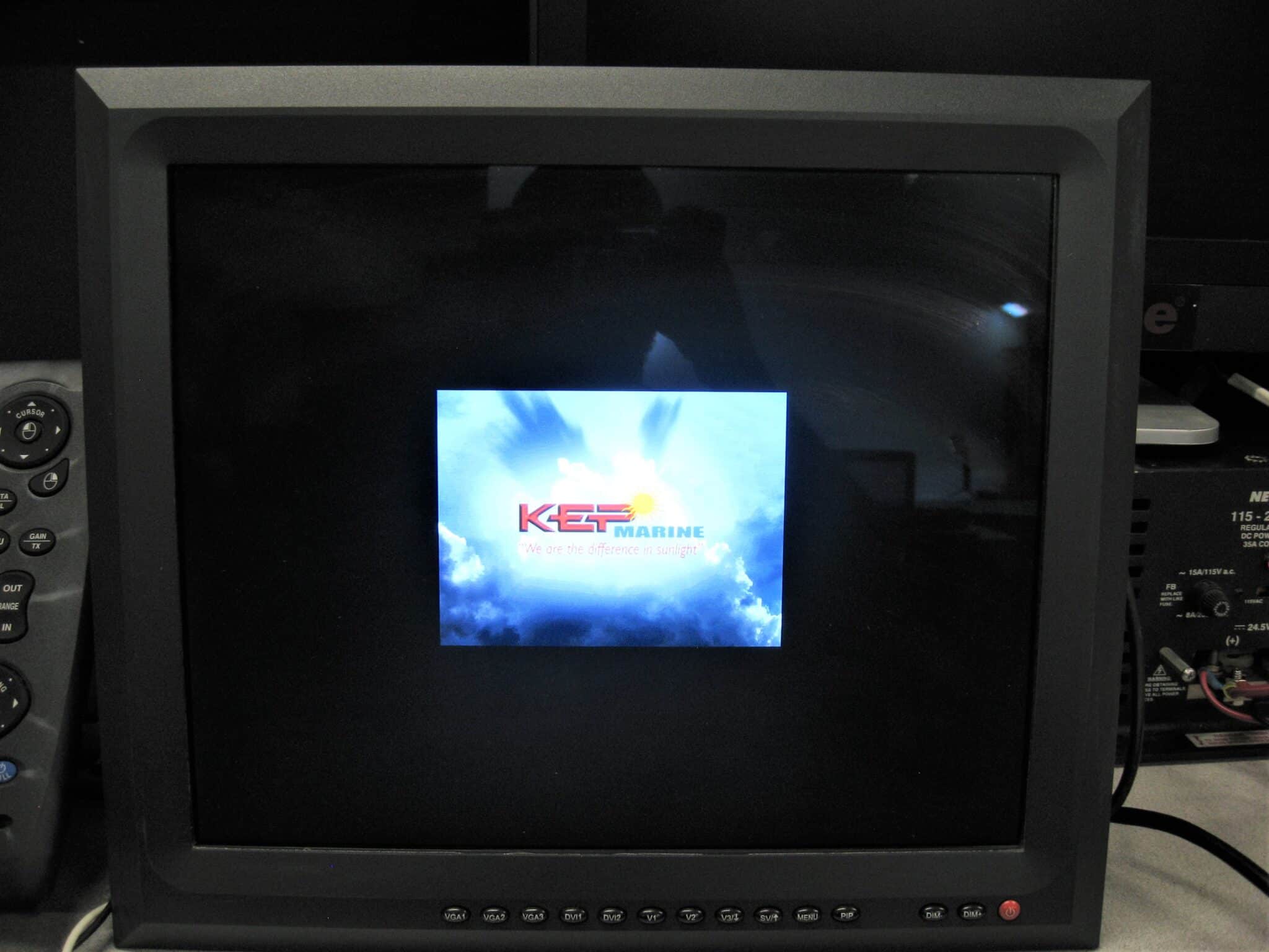 KEP Marine KEPM-17 17" Sunlight Viewable Marine Monitor Good Condition ...