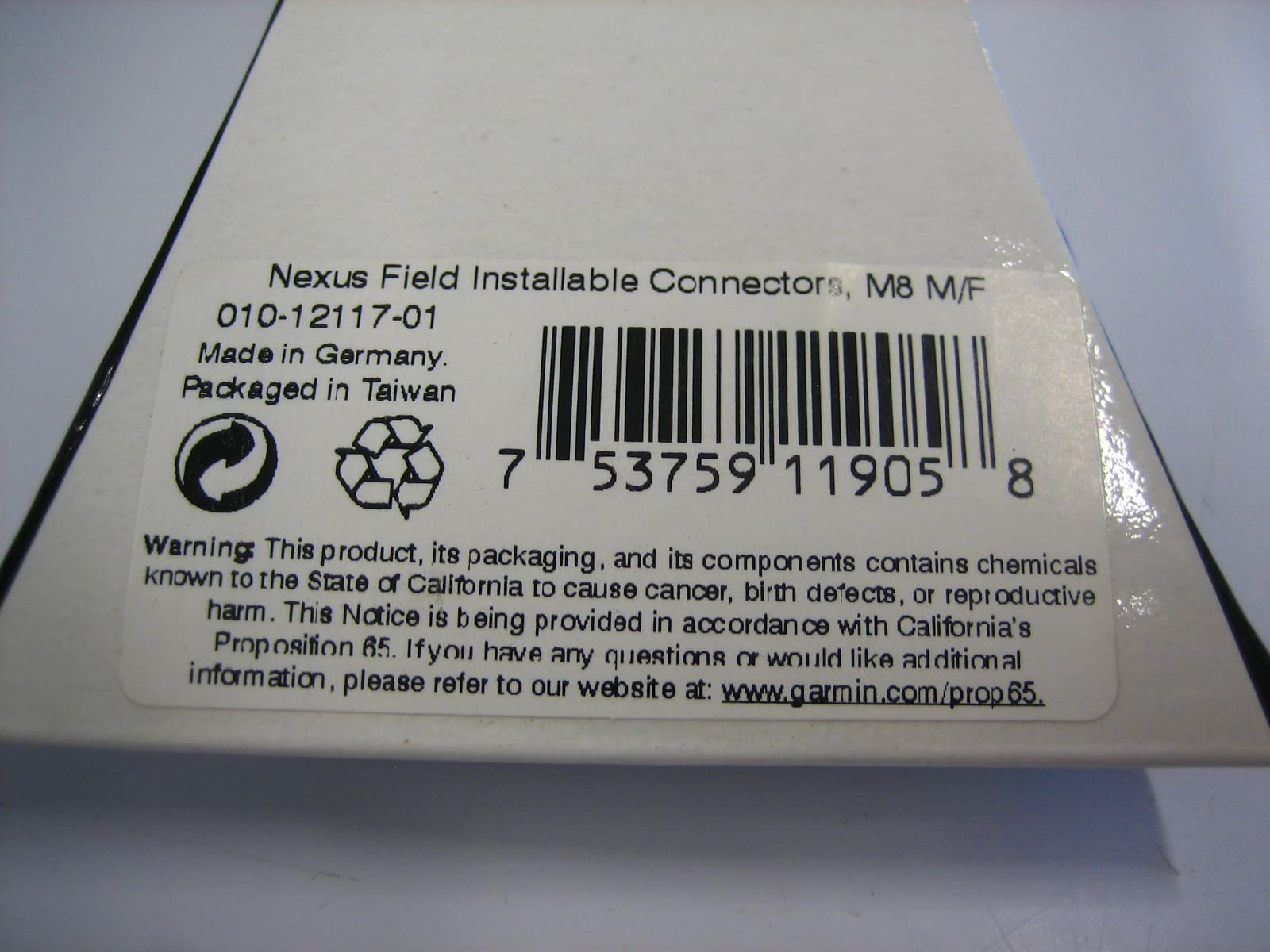 Garmin Nexus Field Installable Connectors - Male & Female - *NEW* - 010 ...