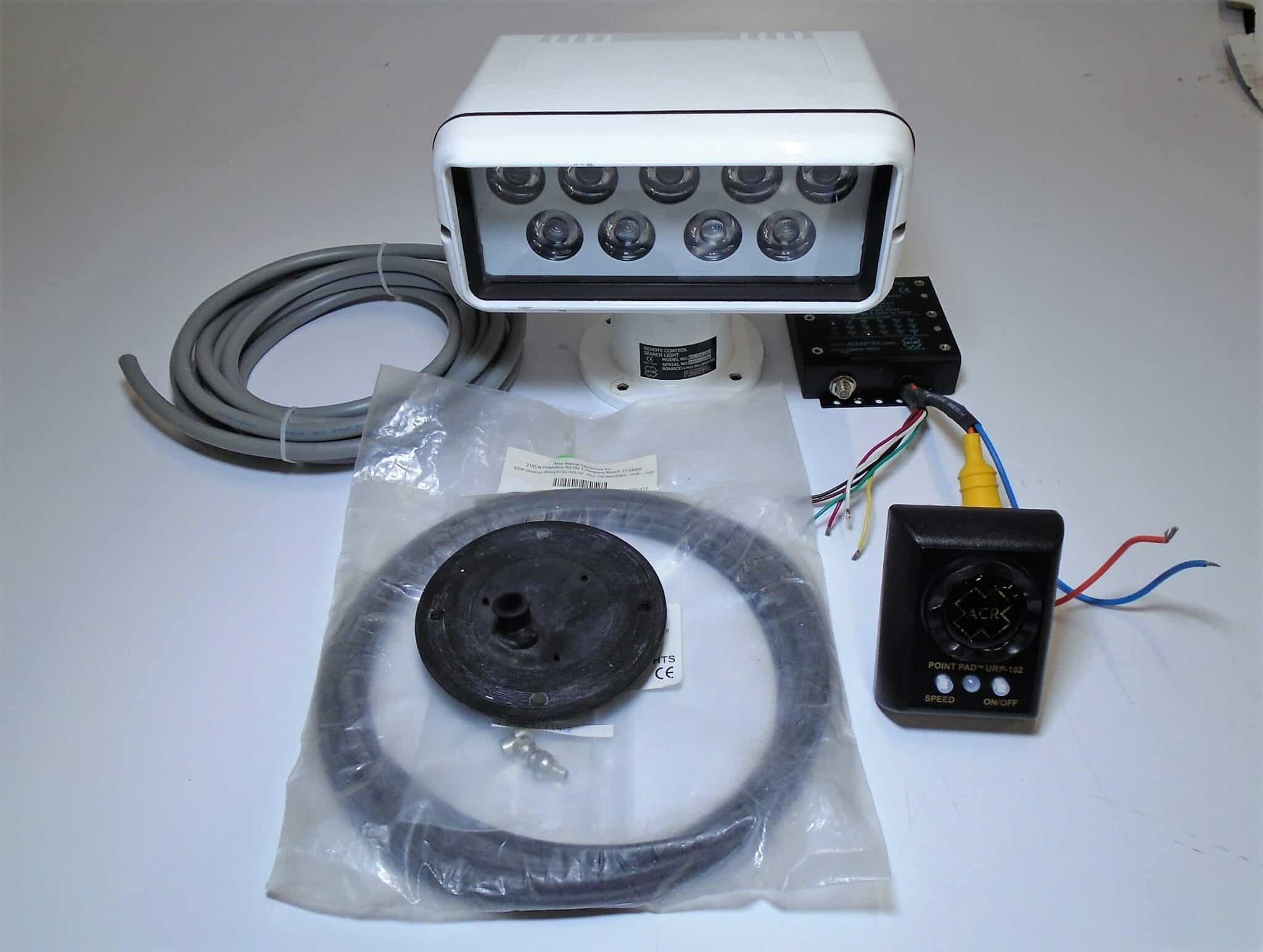 ACR RCL-100 LED Spotlight With Point Pad (Tested) 12/24V - Max Marine ...