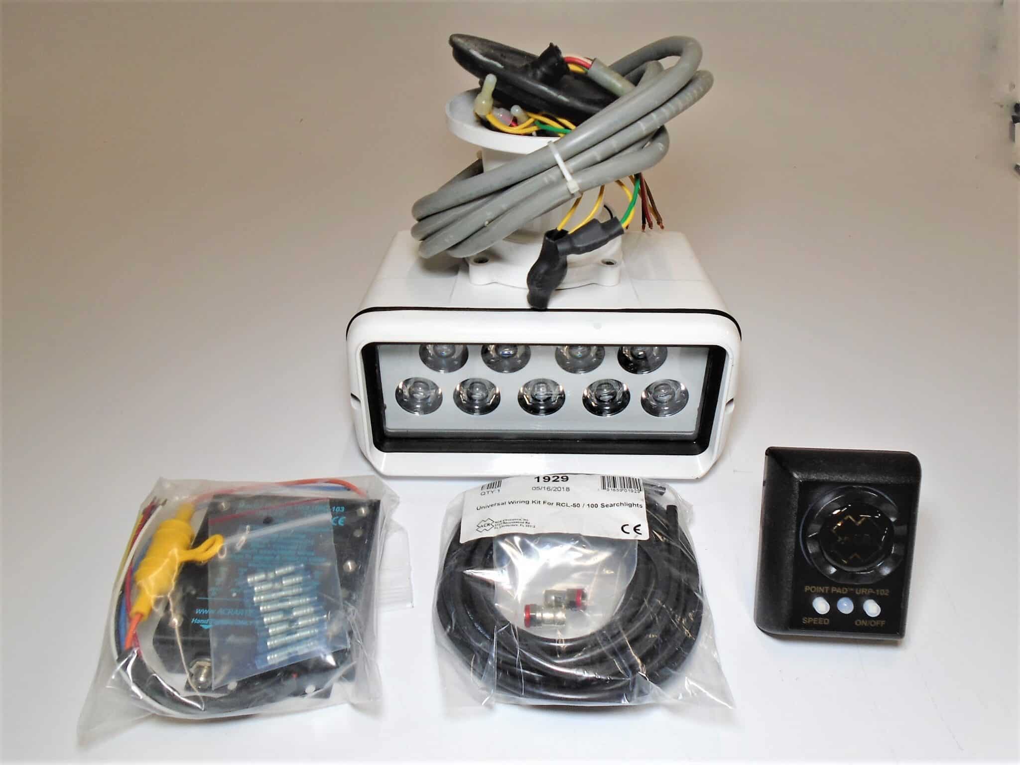 ACR RCL-100 LED Spotlight With Point Pad 12/24V (Tested) - Max Marine ...