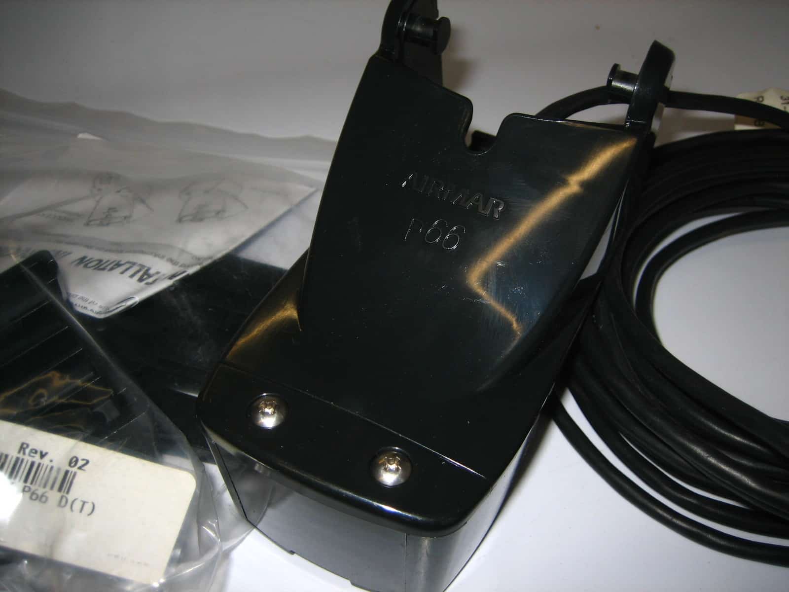 Furuno NEW 525T-PWD Airmar P66 Transom Mount Transducer w/10-Pin Conn ...