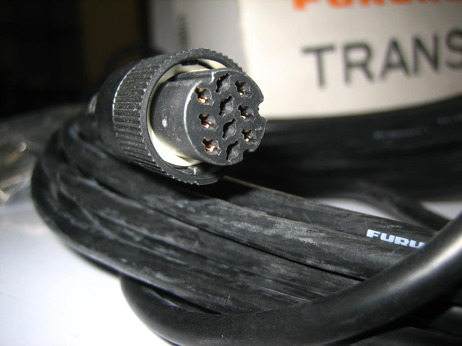 Furuno 520-5PWD Transom Mount Transducer w/10-Pin Connector 50/200 khz ...