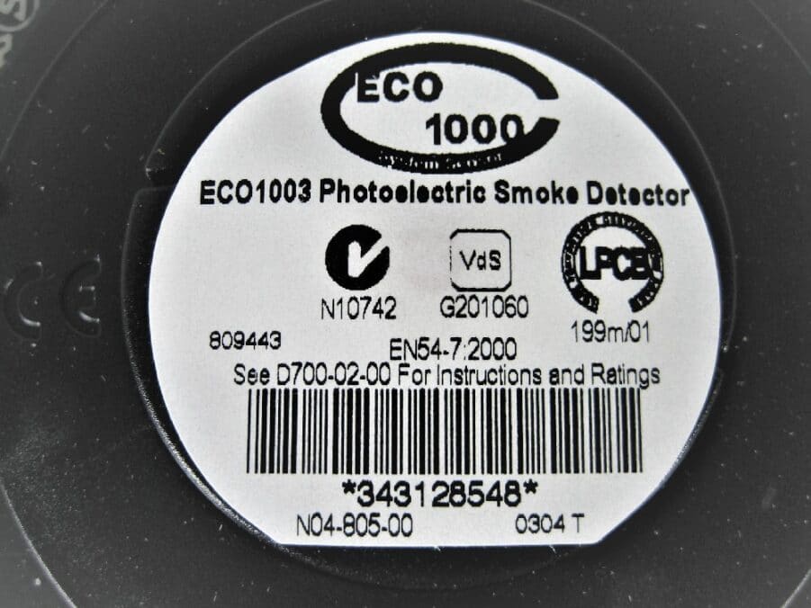 System Sensor - ECO1003 Photoelectric Smoke Detector - New Open Box ...