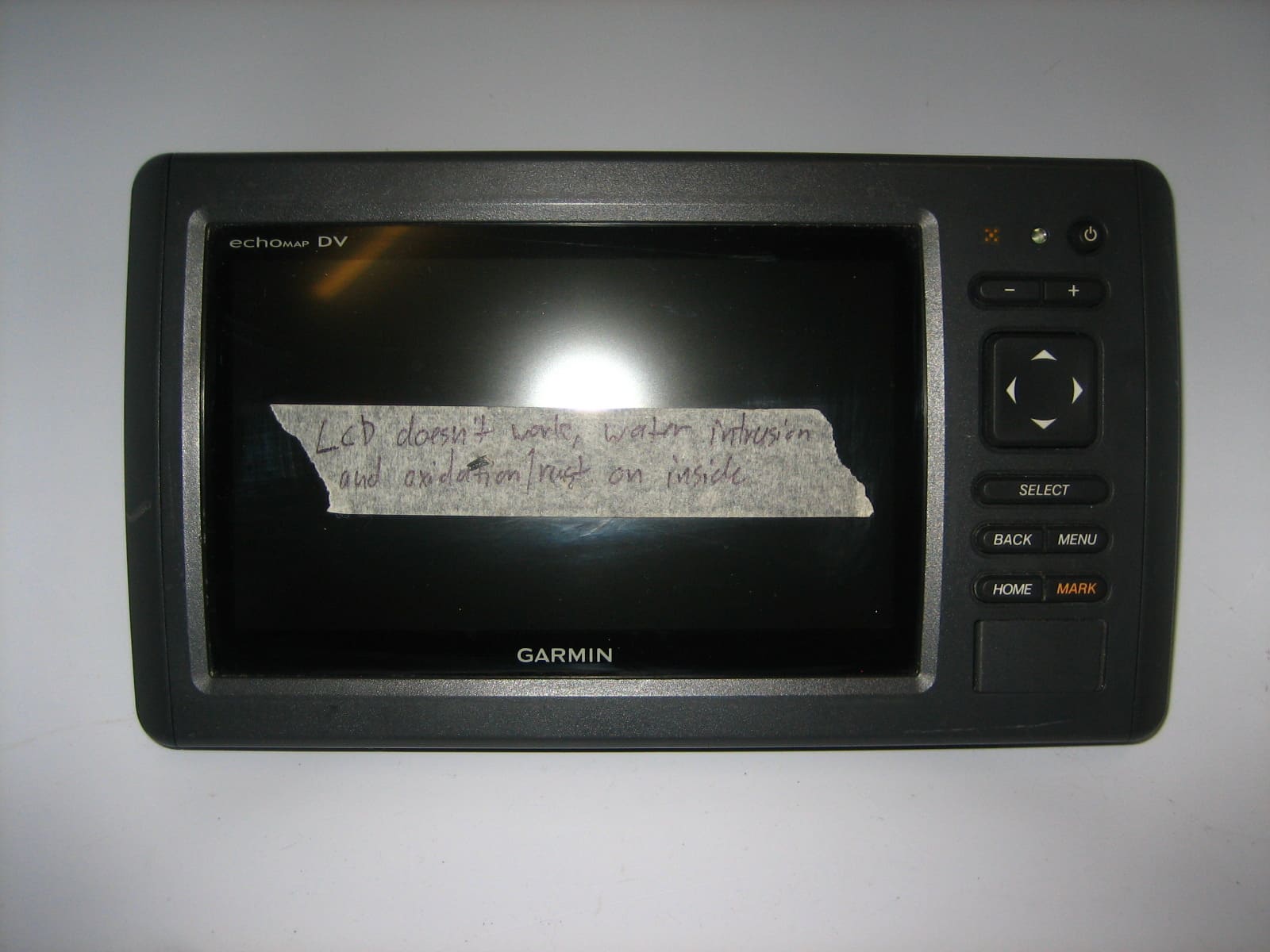Garmin EchoMap 74DV Display - NON-FUNCTIONAL, WATER DMG, PARTS ONLY ...