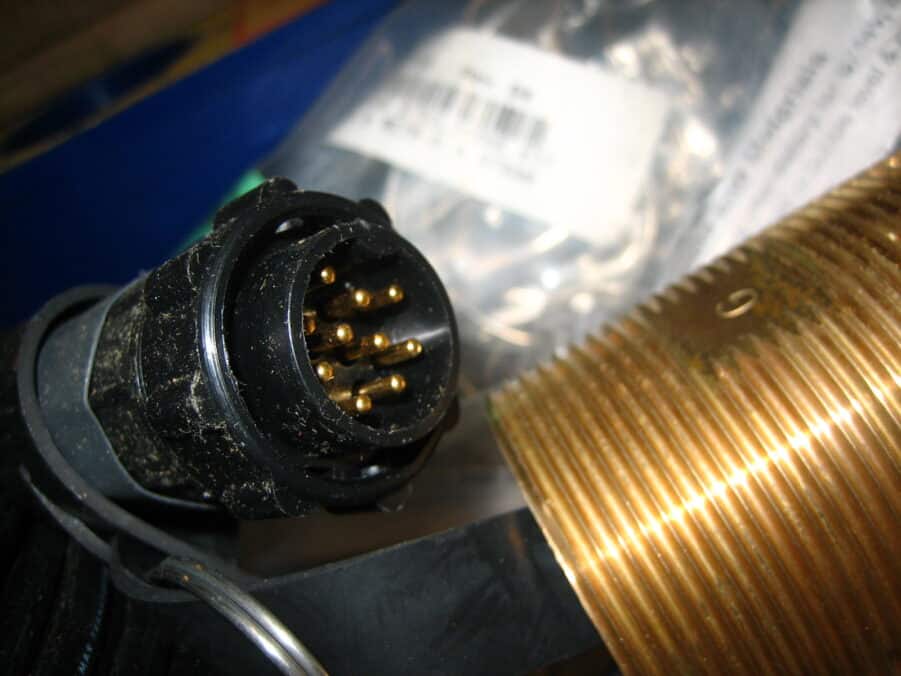 Airmar B744V-10N TD1005 Thru-Hull Bronze Transducer f/Northstar 491 490 ...