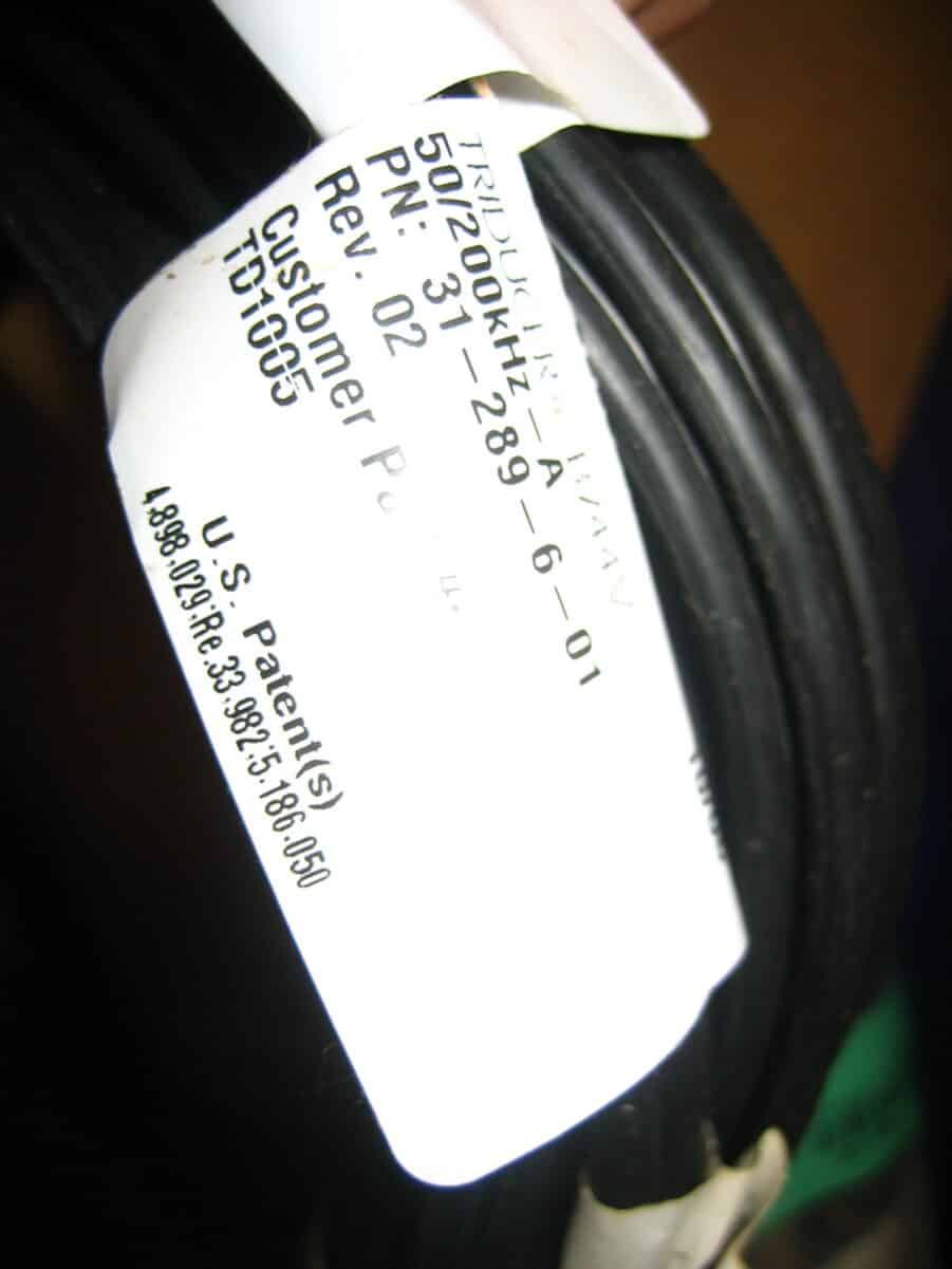 Airmar B744V-10N TD1005 Thru-Hull Bronze Transducer f/Northstar 491 490 ...