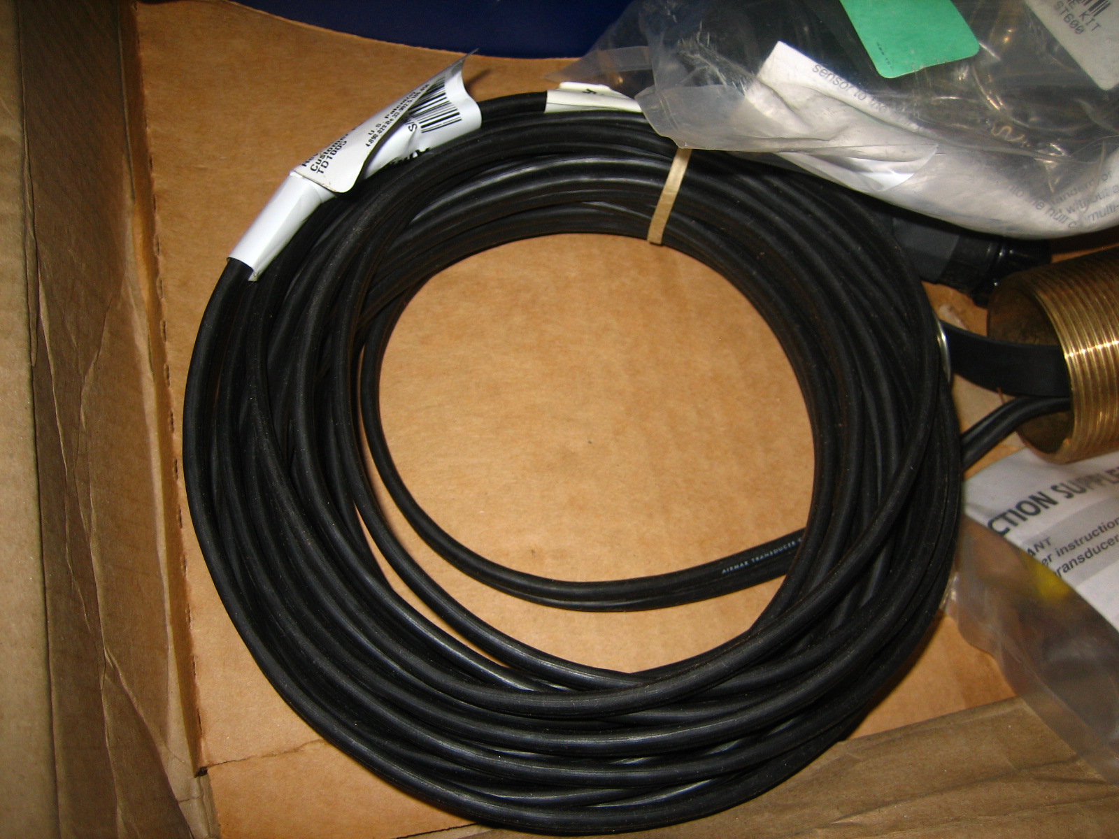 Airmar B744V-10N TD1005 Thru-Hull Bronze Transducer f/Northstar 491 490 ...