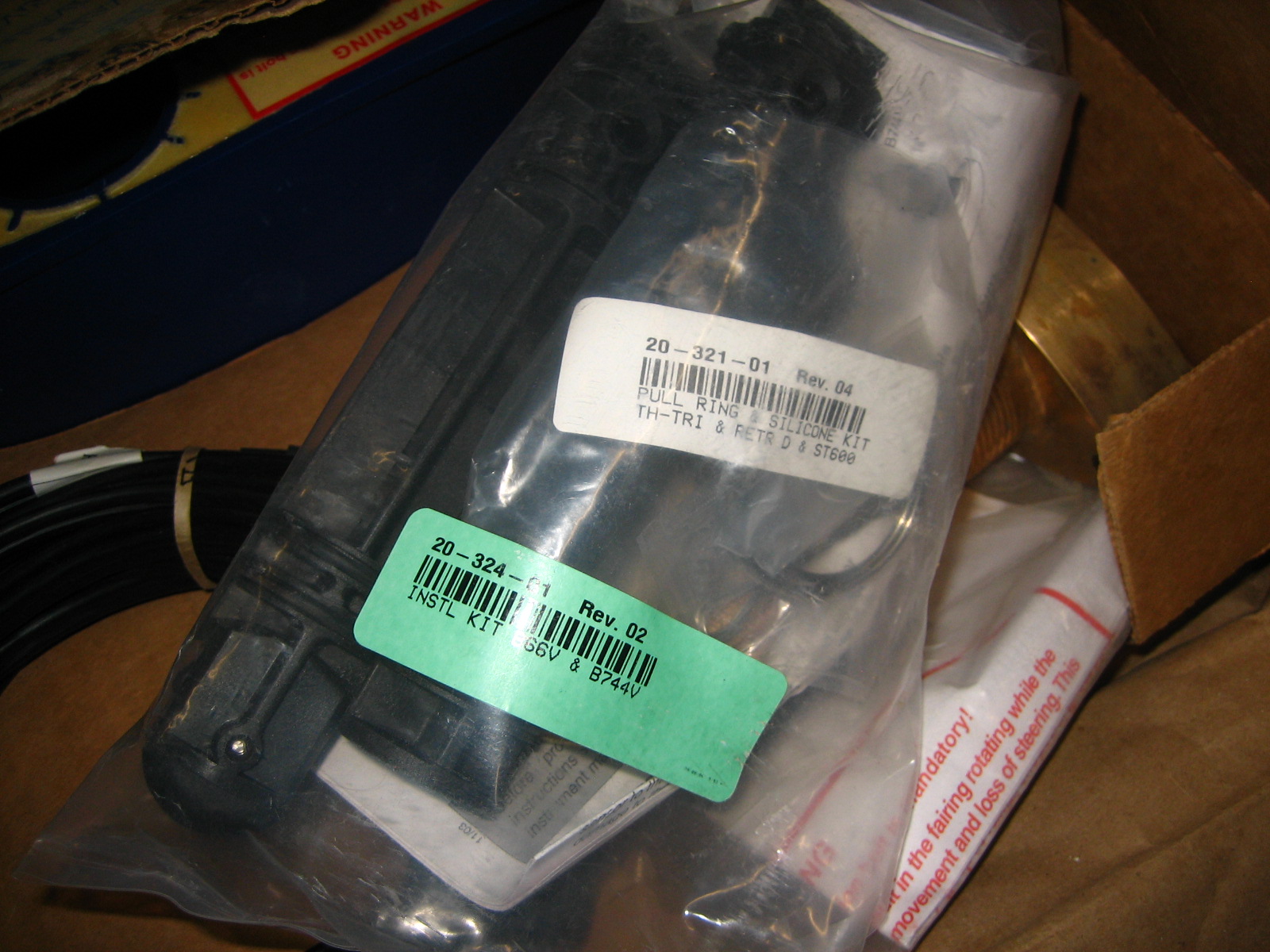 Airmar B744V-10N TD1005 Thru-Hull Bronze Transducer f/Northstar 491 490 ...