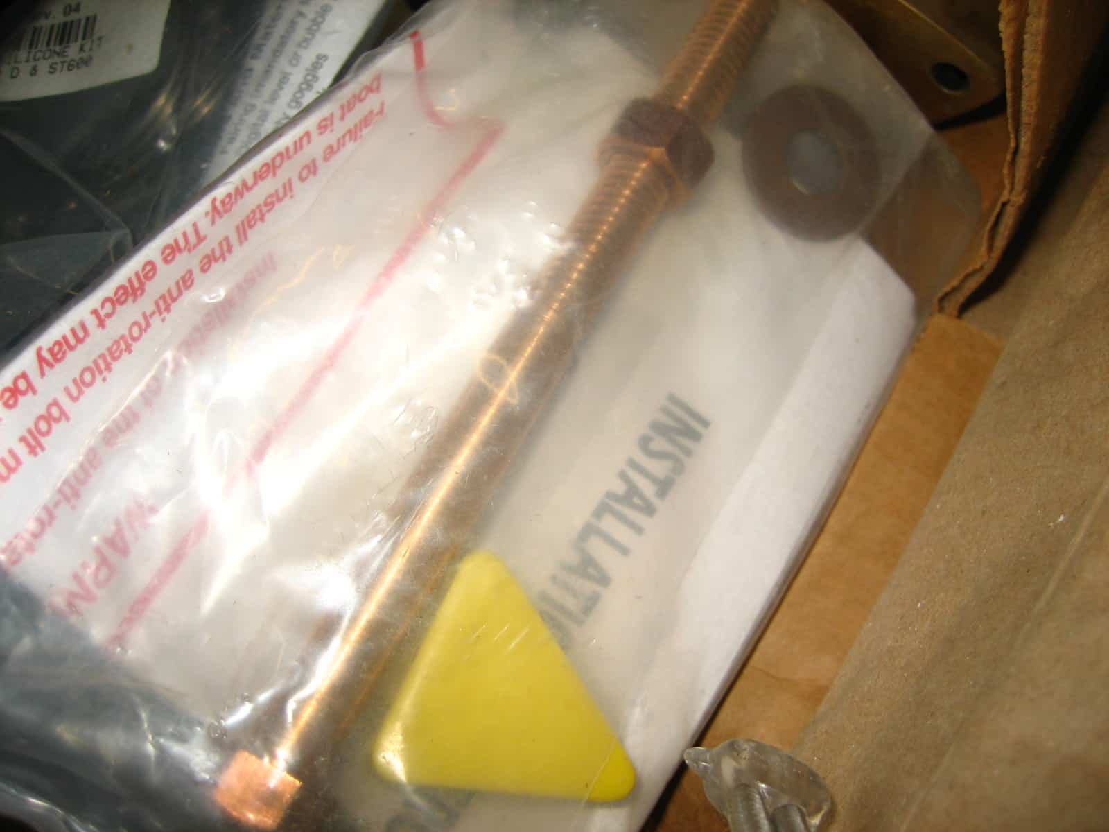 Airmar B744V-10N TD1005 Thru-Hull Bronze Transducer f/Northstar 491 490 ...