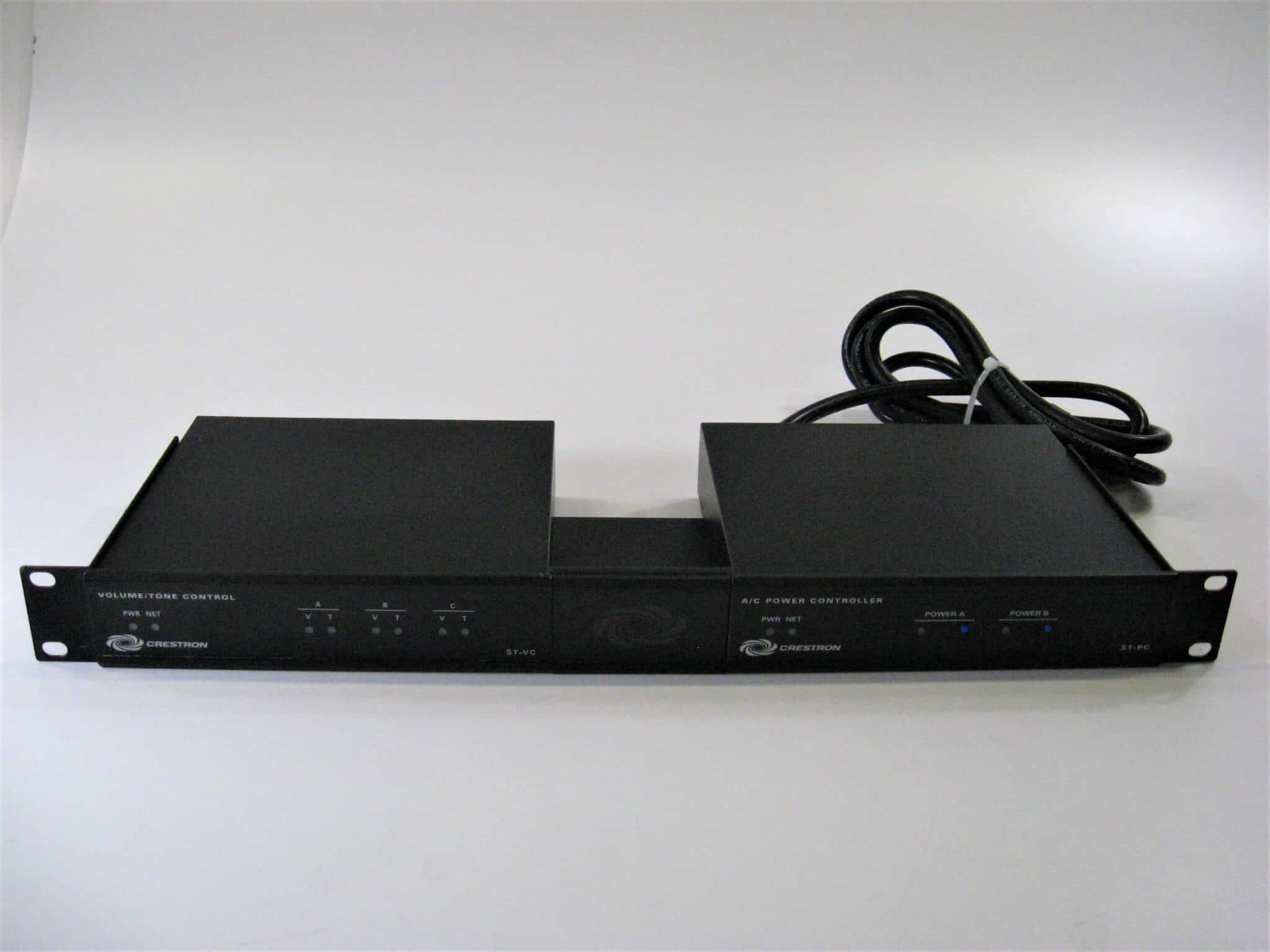 Crestron ST-PC A/C Power Controller w/ Crestron ST-VC Volume/Tone ...