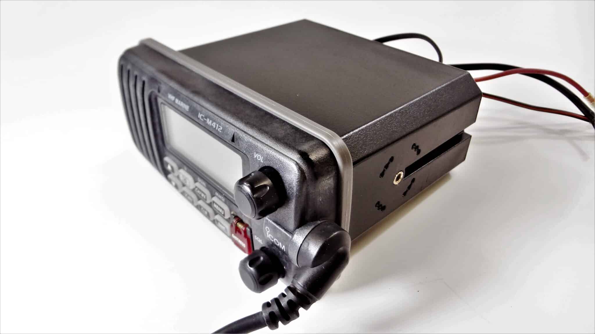 Icom IC-M412 Submersible VHF Marine Radio Transceiver Unit w/ HM-164B ...