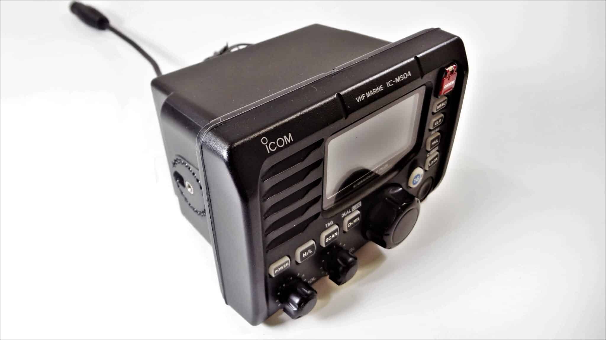 Icom IC-M504 Submersible Marine Fixed Mount VHF Radio Transceiver Unit ...