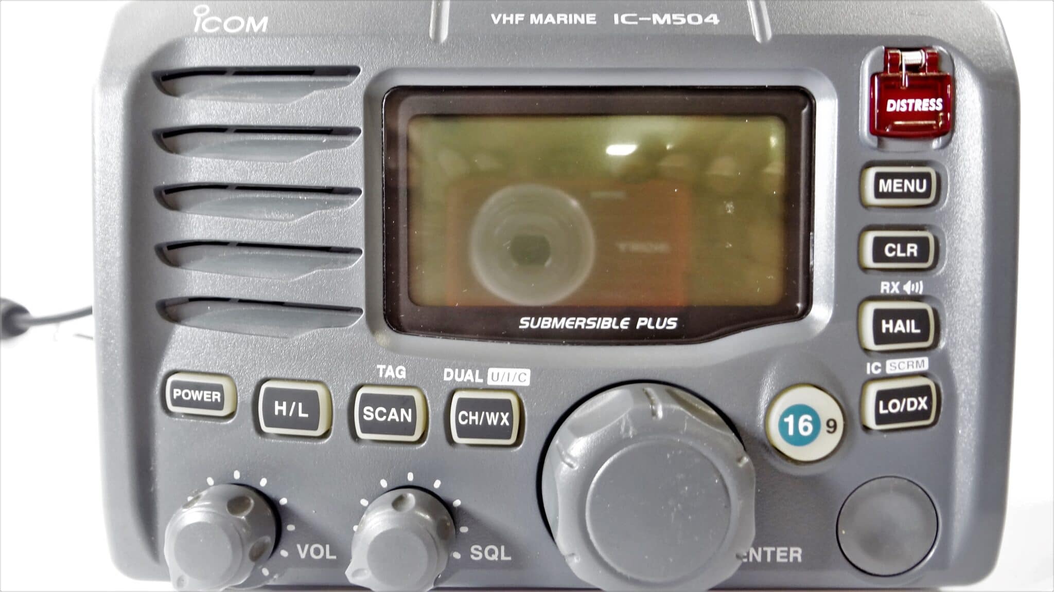 Icom IC-M504 Submersible Marine Fixed Mount VHF Radio Transceiver Unit ...