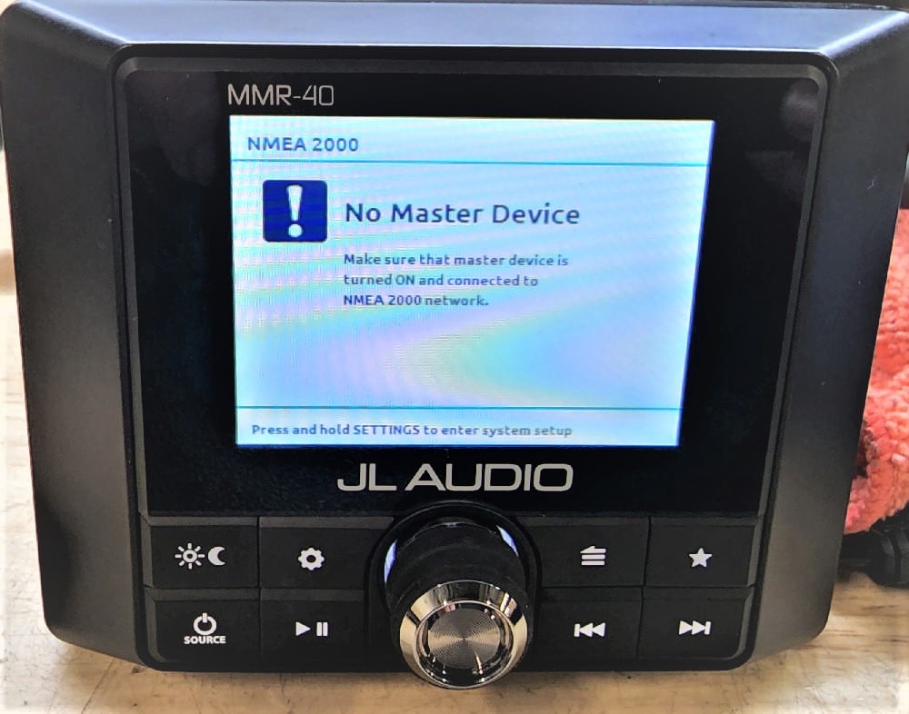 JL Audio MMR-40 Wired NMEA 2000 Marine Remote Control Only - Used -Free ...