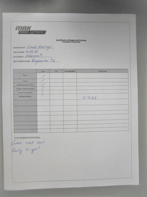 Raymarine Smartpilot S1 Autopilot Computer - Tested - E12180 - Max ...