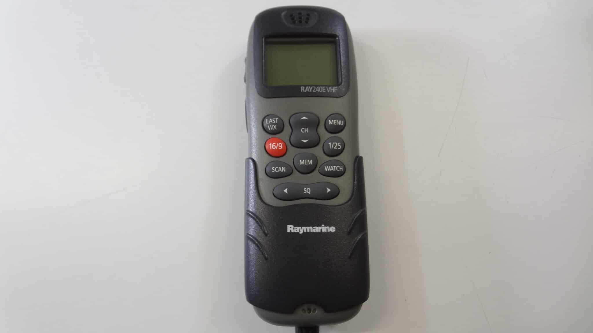 Raymarine RAY240 Marine VHF Radio Unit Handset with Rebuilt Cable ...