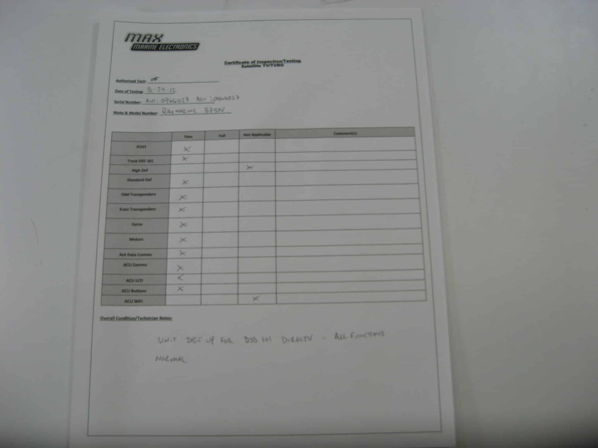 Raymarine STV37 37cm Marine Sat TV 14.5" Dish Circular LNB Tested ...