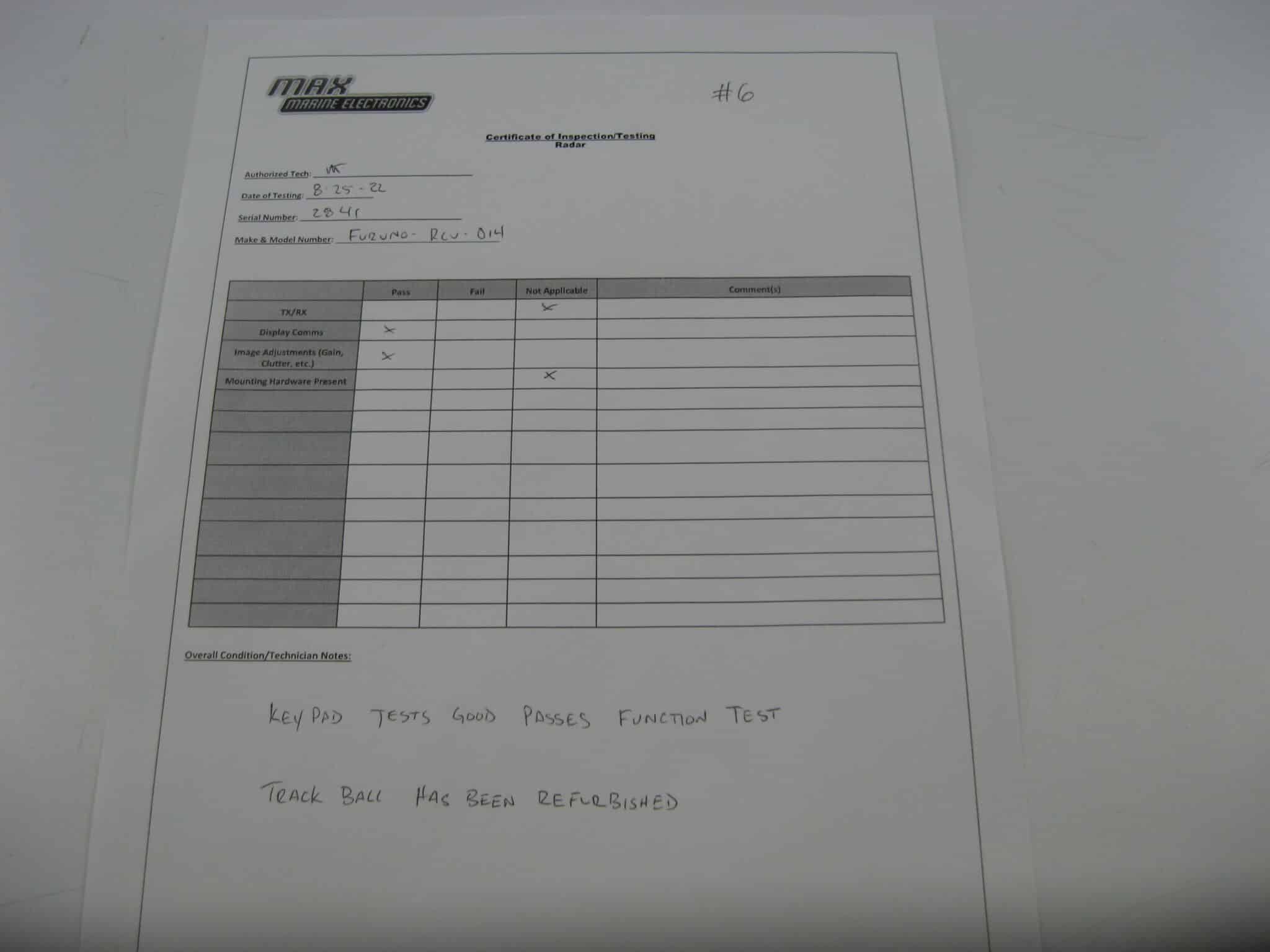 Furuno RCU-014 Control Key Pad for FAR-2xx7BB Systems Tested Working ...