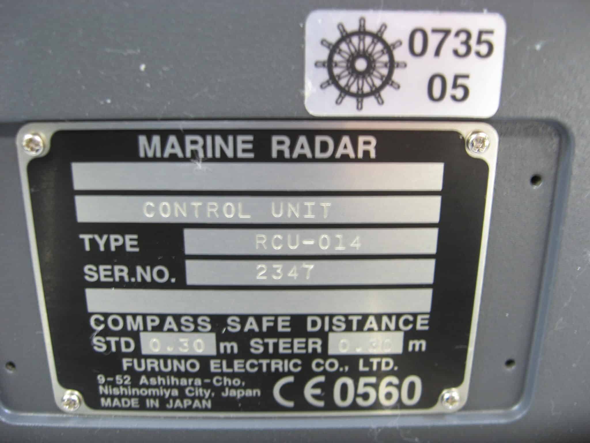 Furuno RCU-014 Control Key Pad for FAR-2xx7BB Systems Tested Working ...