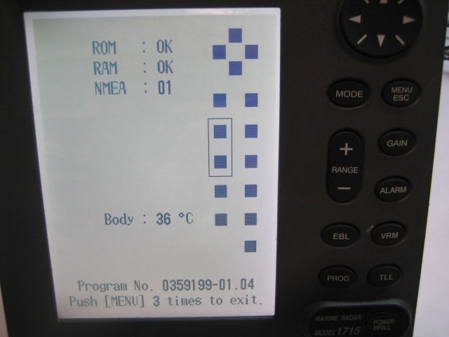 Furuno 1715 2.2kW Radar Dome System 7" Display - Fully Tested - Max ...