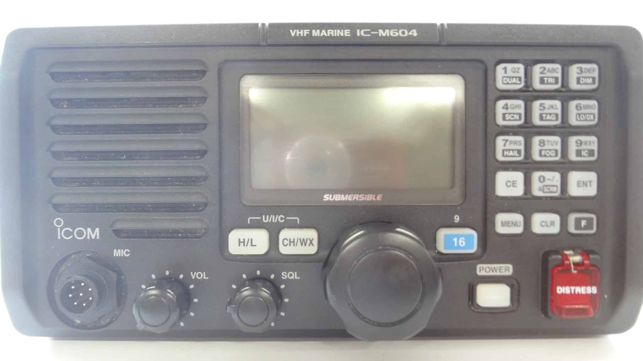 Icom IC-M604A VHF Submersible Fixed Mount Marine Radio Transceiver ...