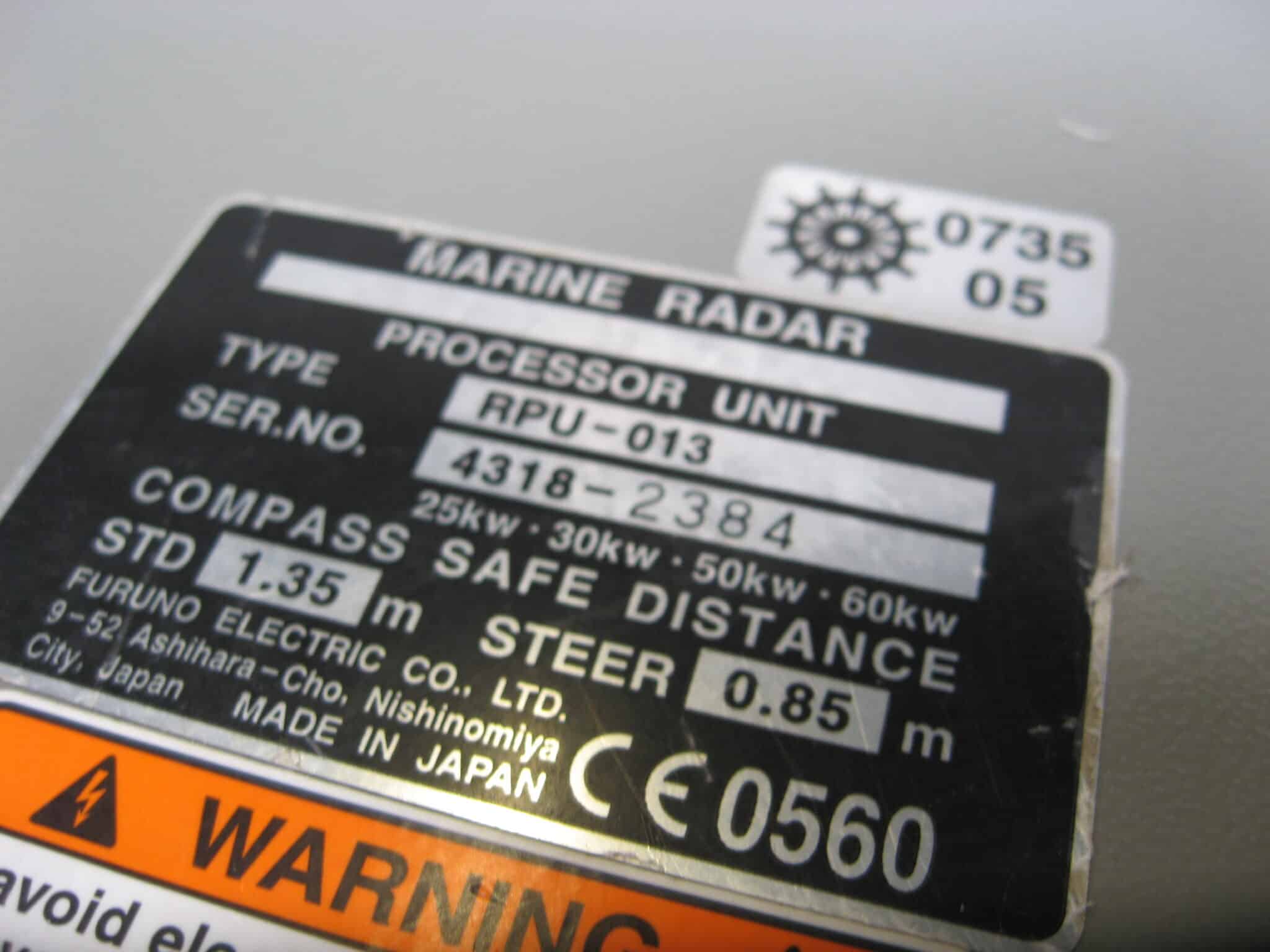 Furuno RPU-013 IMO Black Box RADAR Processor for FAR-2127BB System ...