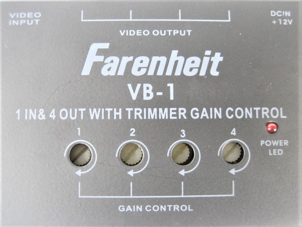 Farenheit - VB-1 1-In/4-Out Multi Video Amplifier - New in Box- Free ...