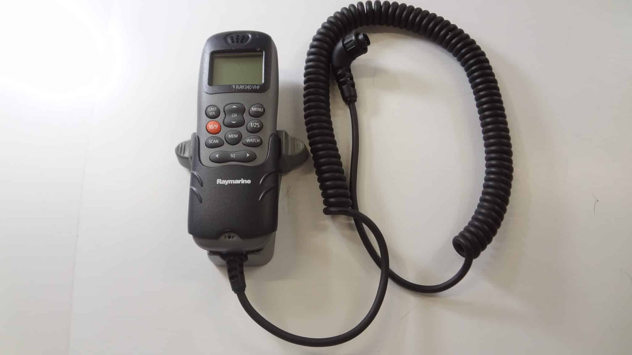 Raymarine RAY240 Marine VHF Radio Unit Handset Only E42001 Working and ...