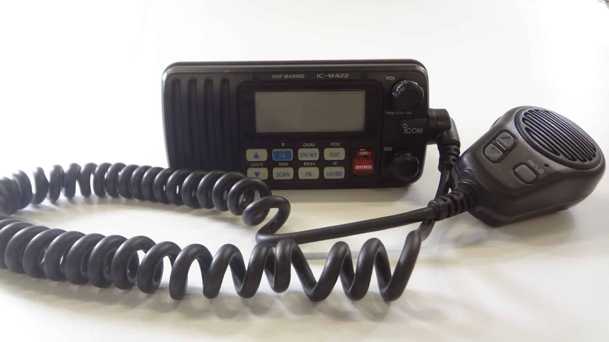 Icom IC-M422 Marine VHF Transceiver Radio Unit w/ Icom HM-150B Hand Microphone!! - Max Marine ...