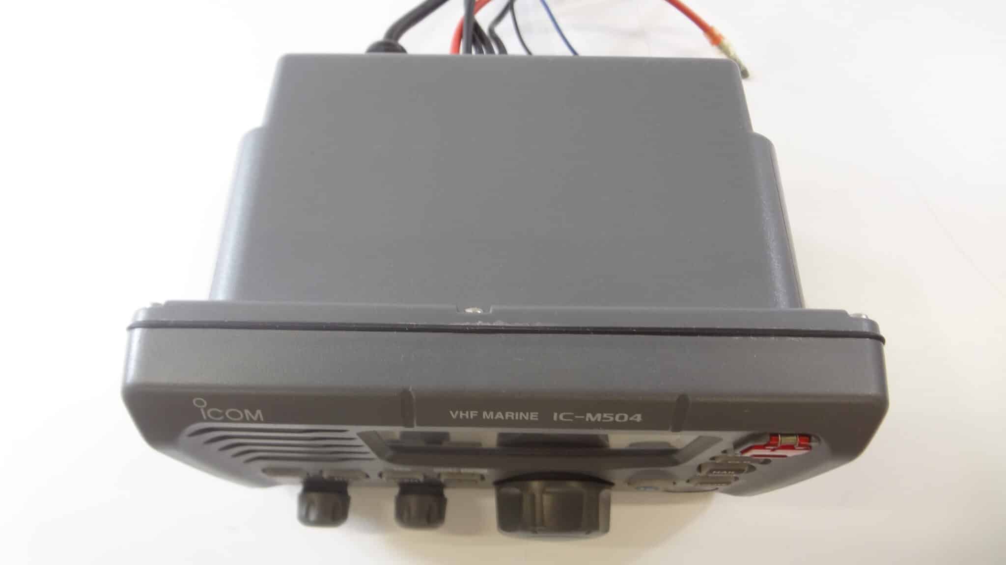Icom IC-M504A Submersible Marine Fixed Mount VHF Radio Transceiver Unit ...