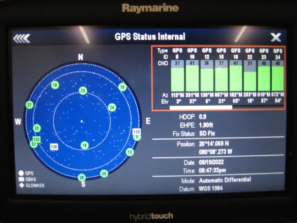 Raymarine e97 HybridTouch MFD - E70022 - TESTED - 90 Day Warranty ...