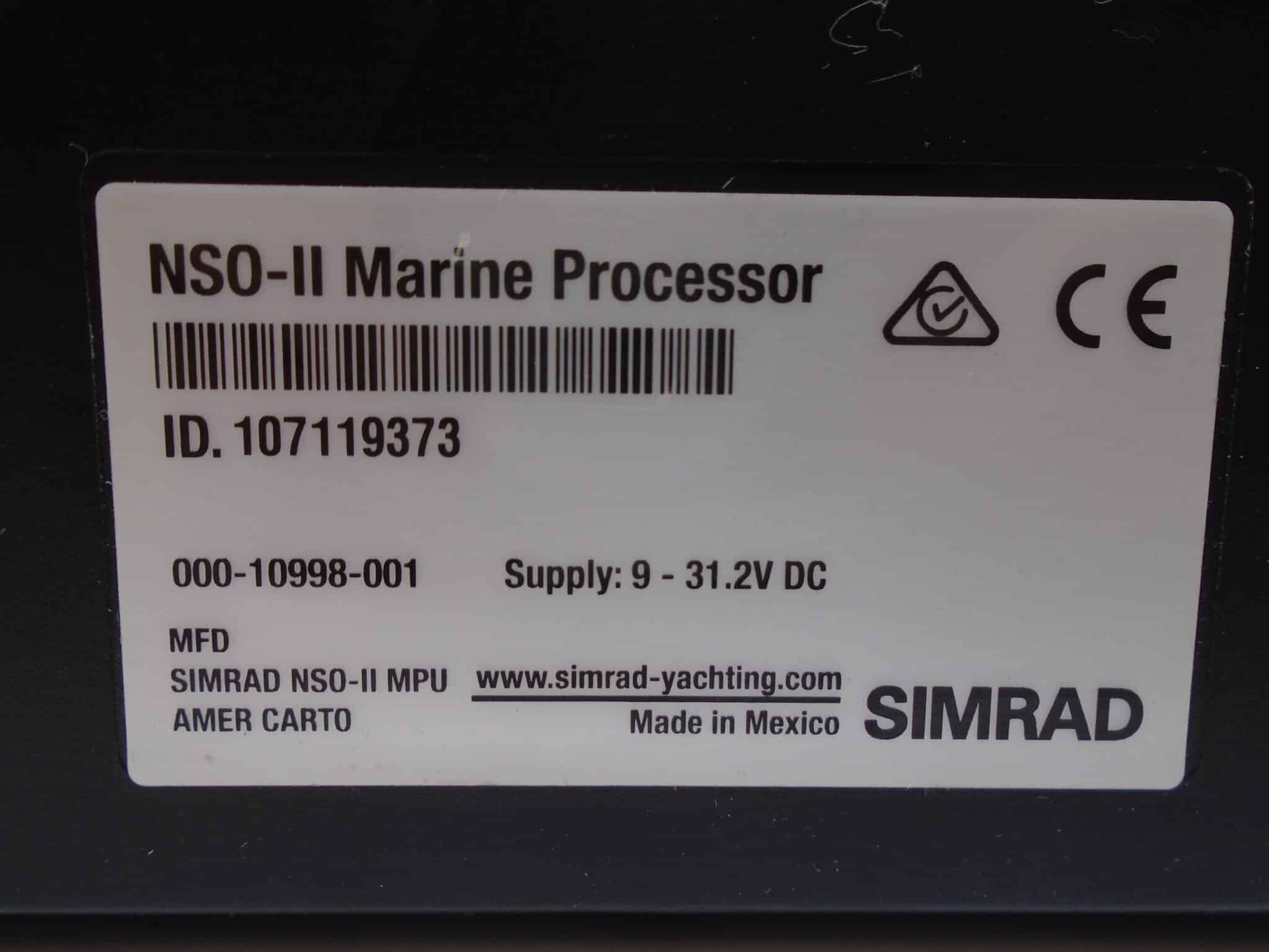 Simrad NSO EVO2 NSO-II Multi-Function Display Processor Unit -TESTED ...