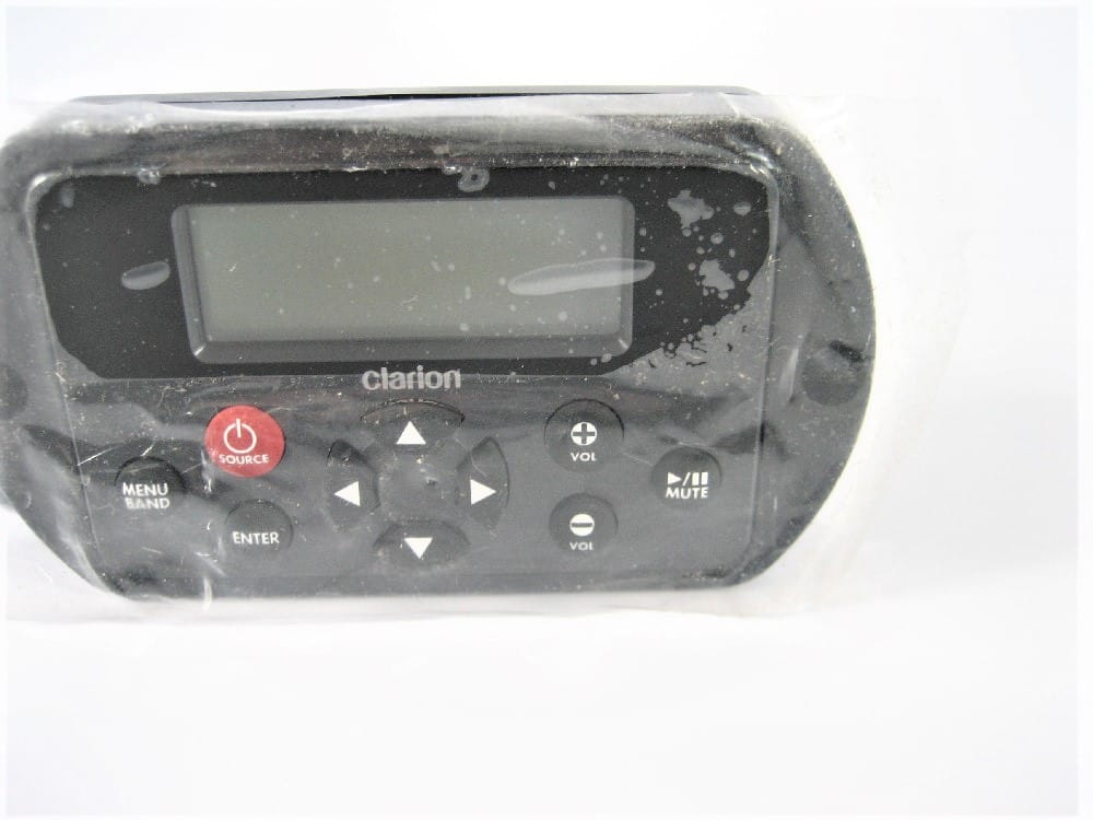 Clarion - MW3 Wired Marine Remote Control - Black - New Old Stock -Free ...