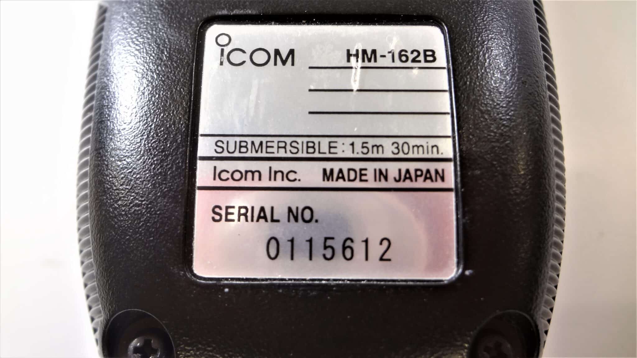 ICOM HM-162B CommandMic III for Icom IC-M504 /IC-M604 VHF* - Max Marine ...