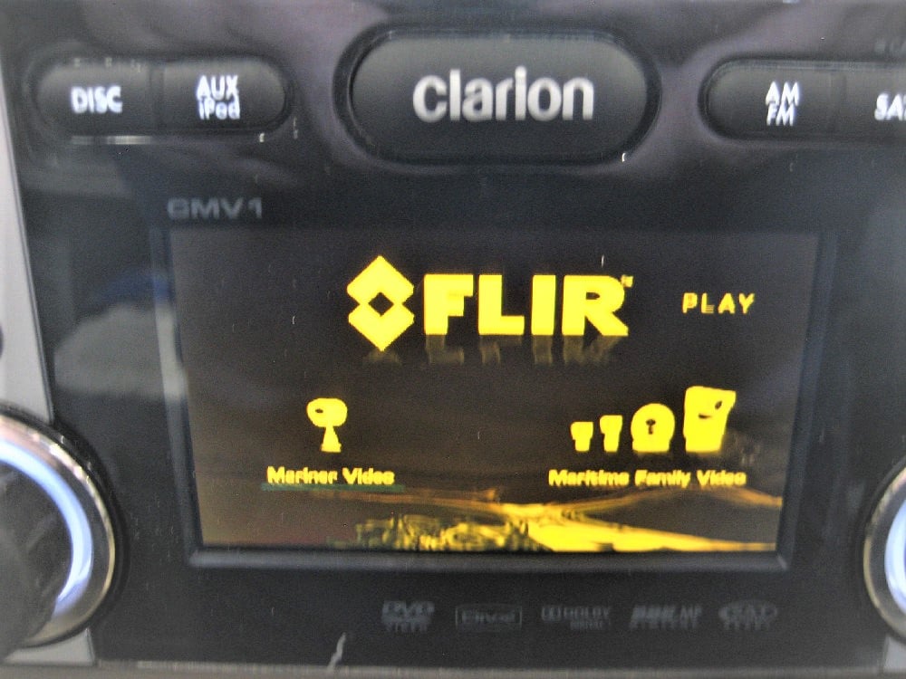 Clarion - CMV1 Marine DVD/CD/USB AM/FM XM Receiver - TESTED - See ...