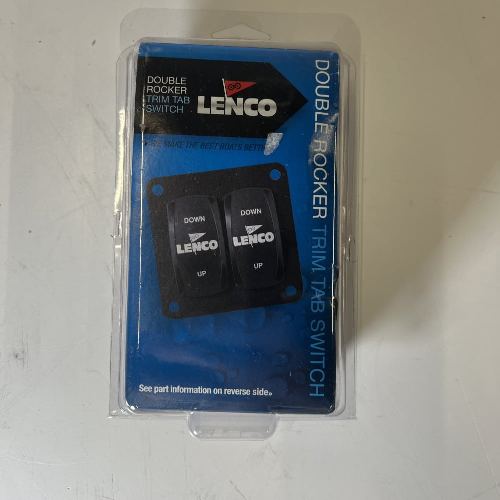 Lenco Double Rocker Trim Tab Switch Kit 10222-211D 12/24v 36" Harness ...