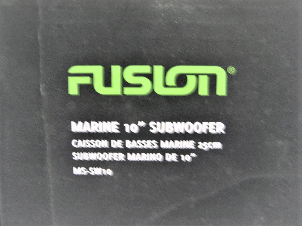 Fusion - MS-SW10 Marine Grade 400 W Subwoofer - White- Used - Working ...