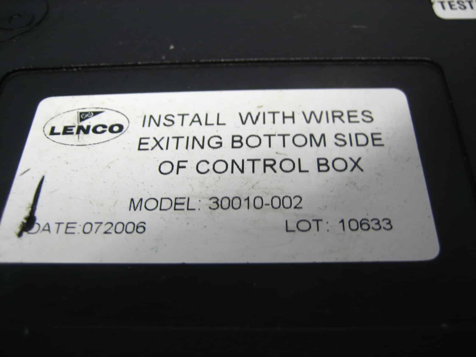 Lenco 30010-002 Control Controller Box - Cosmetics Good - Max Marine ...