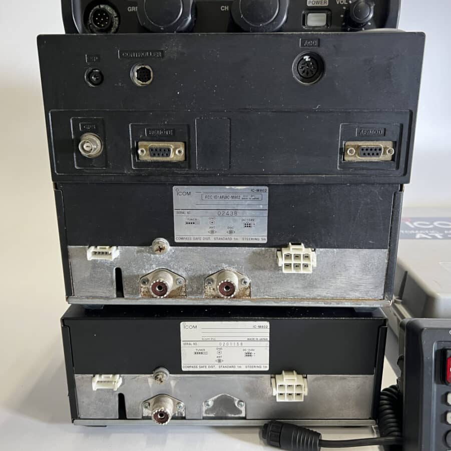 Icom IC-M802 SSB Radio PARTS LOT AT-130 AT-140 RC-25 HM-135 Single Side ...