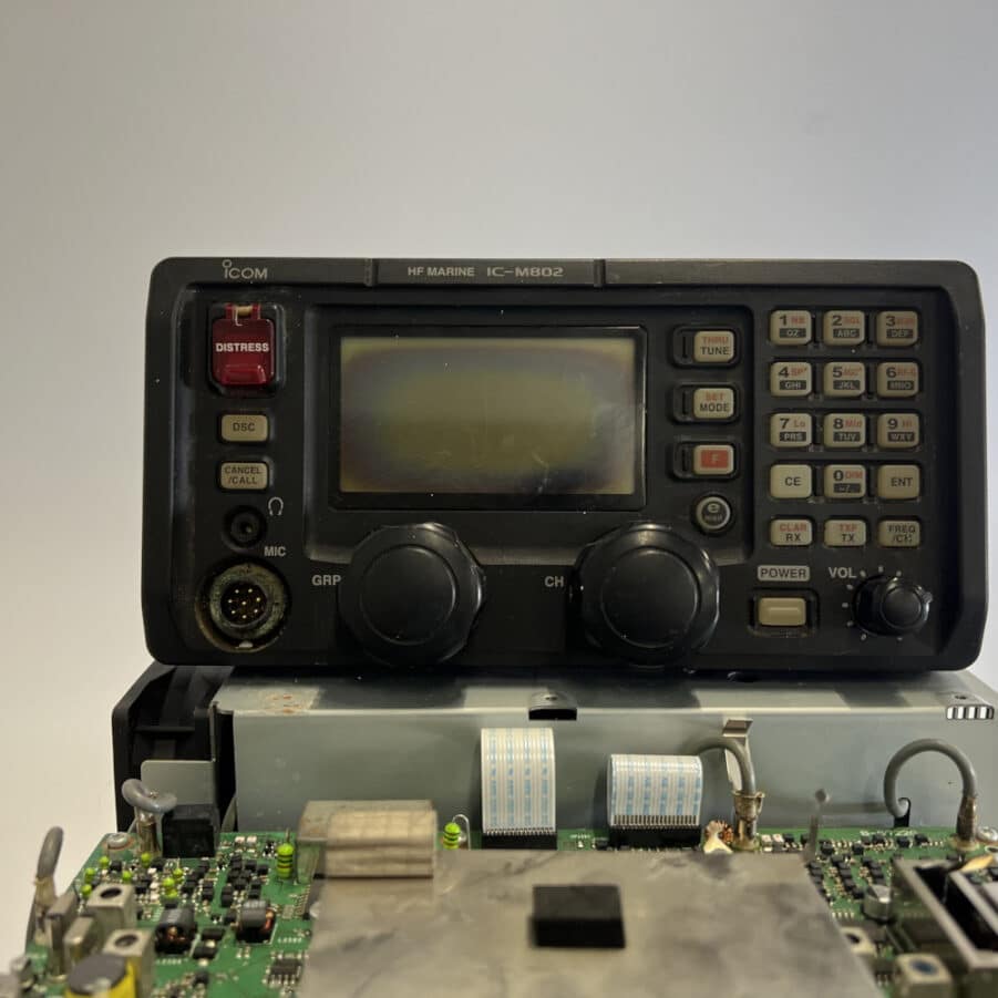 Icom IC-M802 SSB Radio Transceiver AT-140 AT-130 RC-25 HM-135 PARTS LOT ...