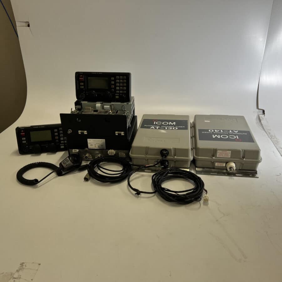 Icom IC-M802 SSB Radio Transceiver AT-140 AT-130 RC-25 HM-135 PARTS LOT ...