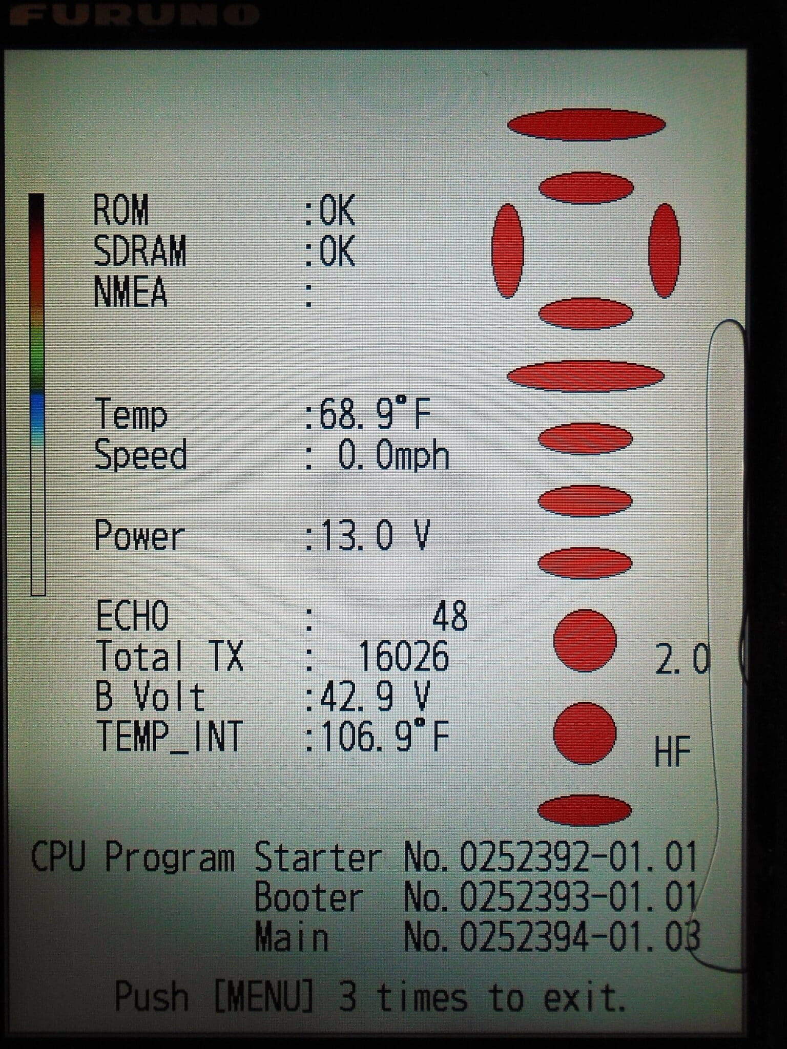 Furuno FCV-587 Sounder Head Unit, Tested - Max Marine Electronics