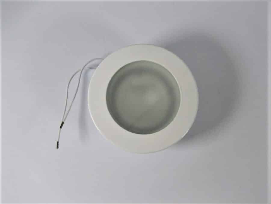 Marine Halogen Downlight 12v - White Bezel - Used - Tested - Working ...