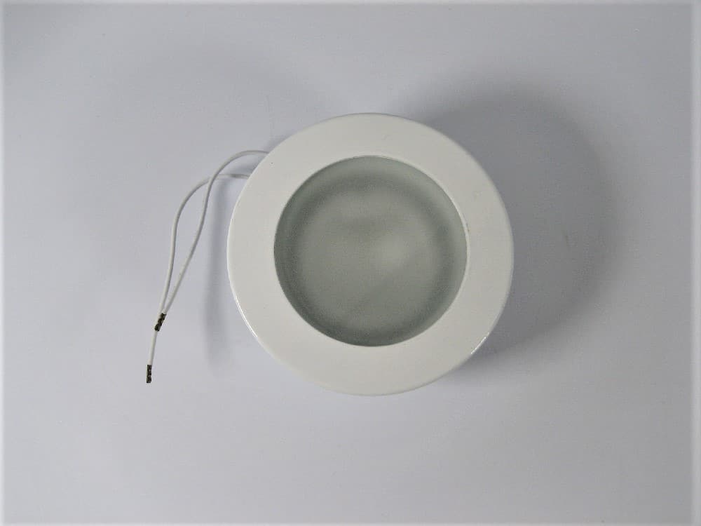 Marine Halogen Downlight 12v - White Bezel - Used - Tested - Working ...