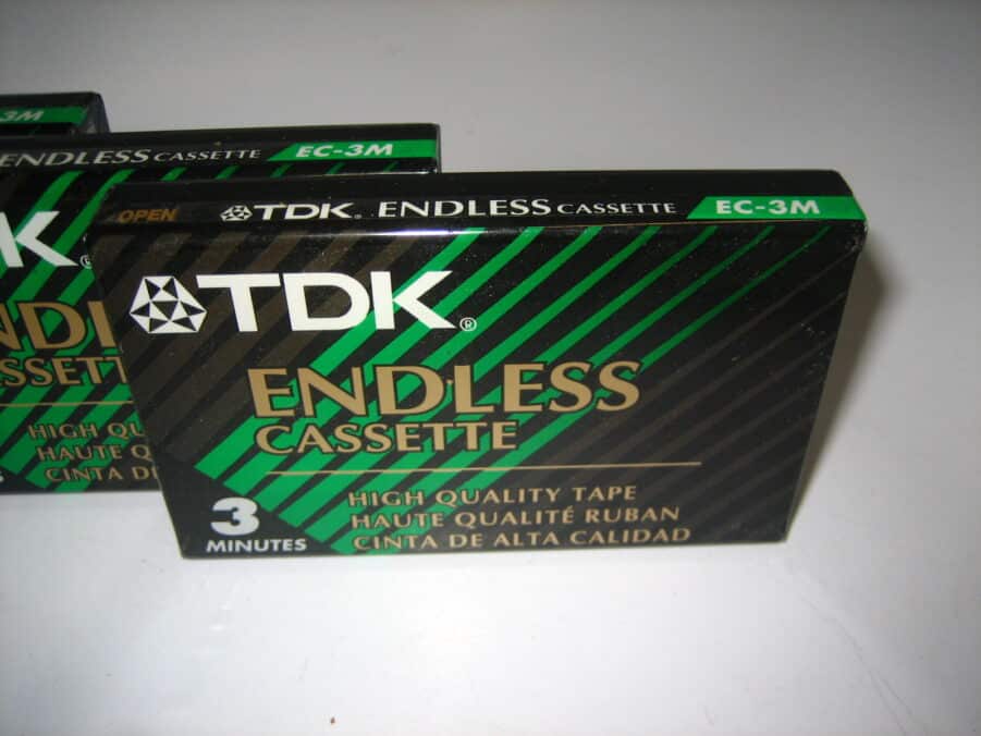 TDK ENDLESS CASSETTE EC-3M 3 MINUTE BLANK CASSETTE TAPE *SEALED*3 PACK* - Max Marine Electronics